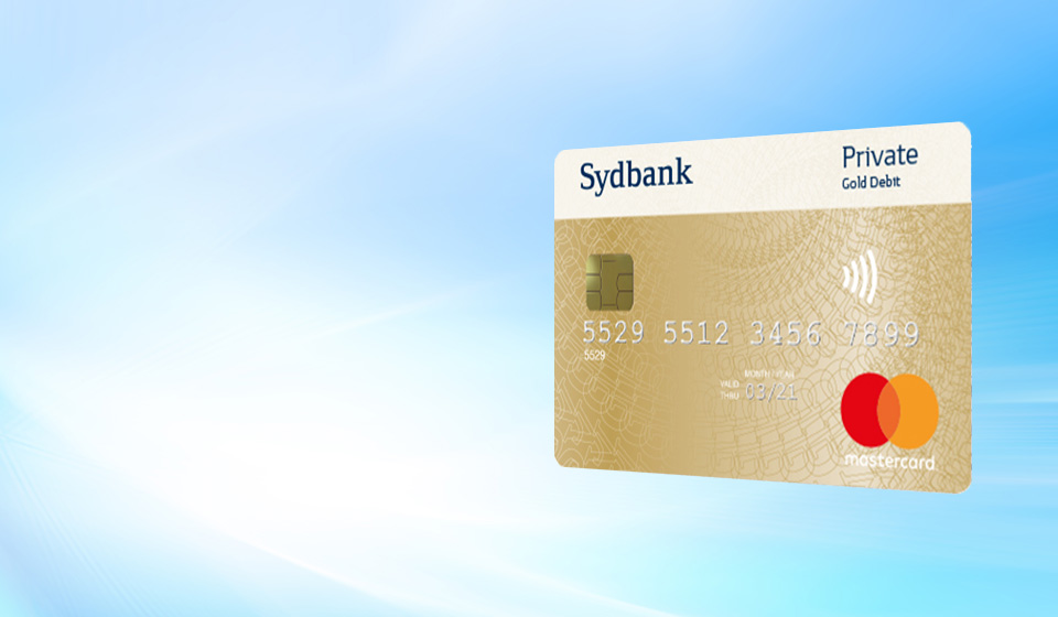 Mastercard Private Gold Debit | Se goderne her | Sydbank